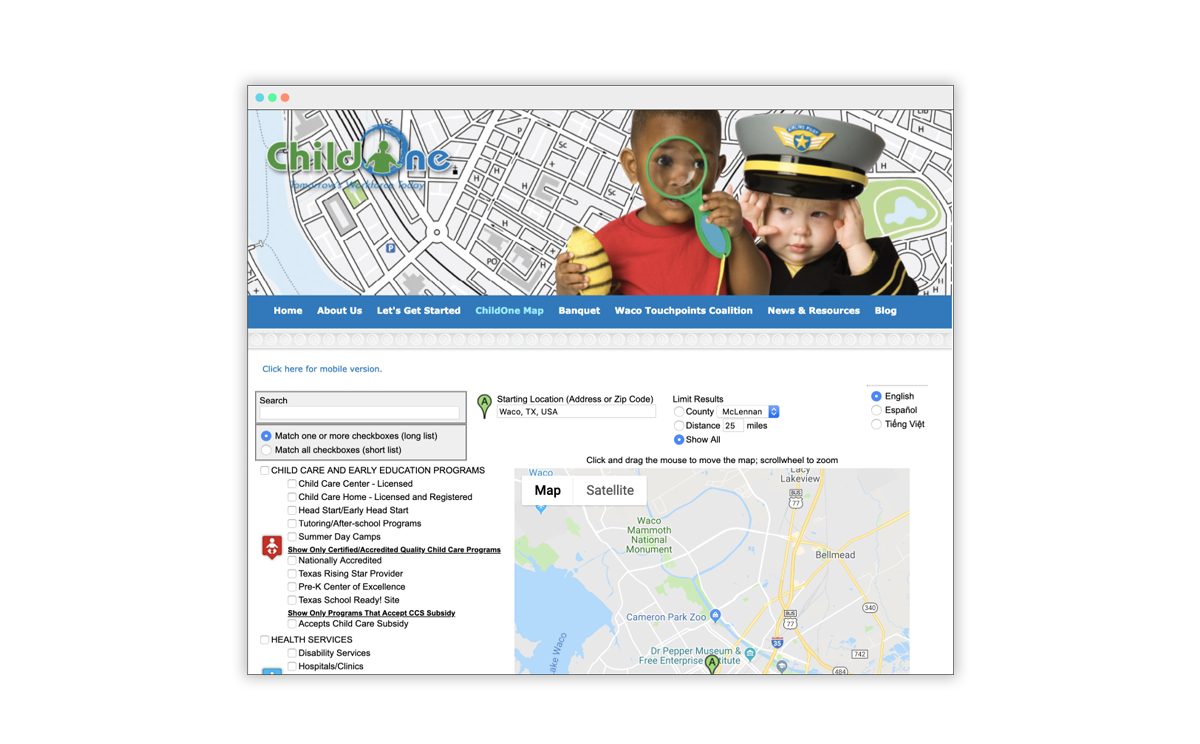 Headlight Data | Social Services Map